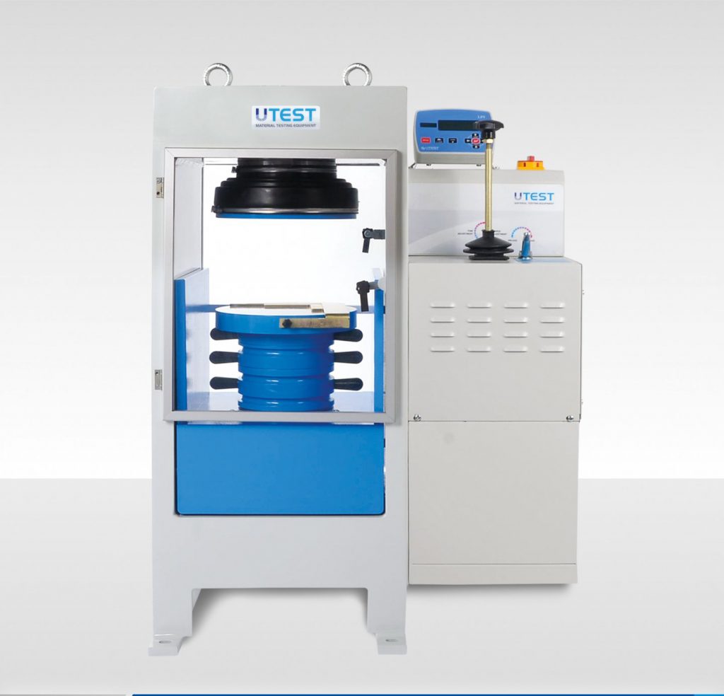 Machine de compression semi-automatique pour cubes ou cylindres