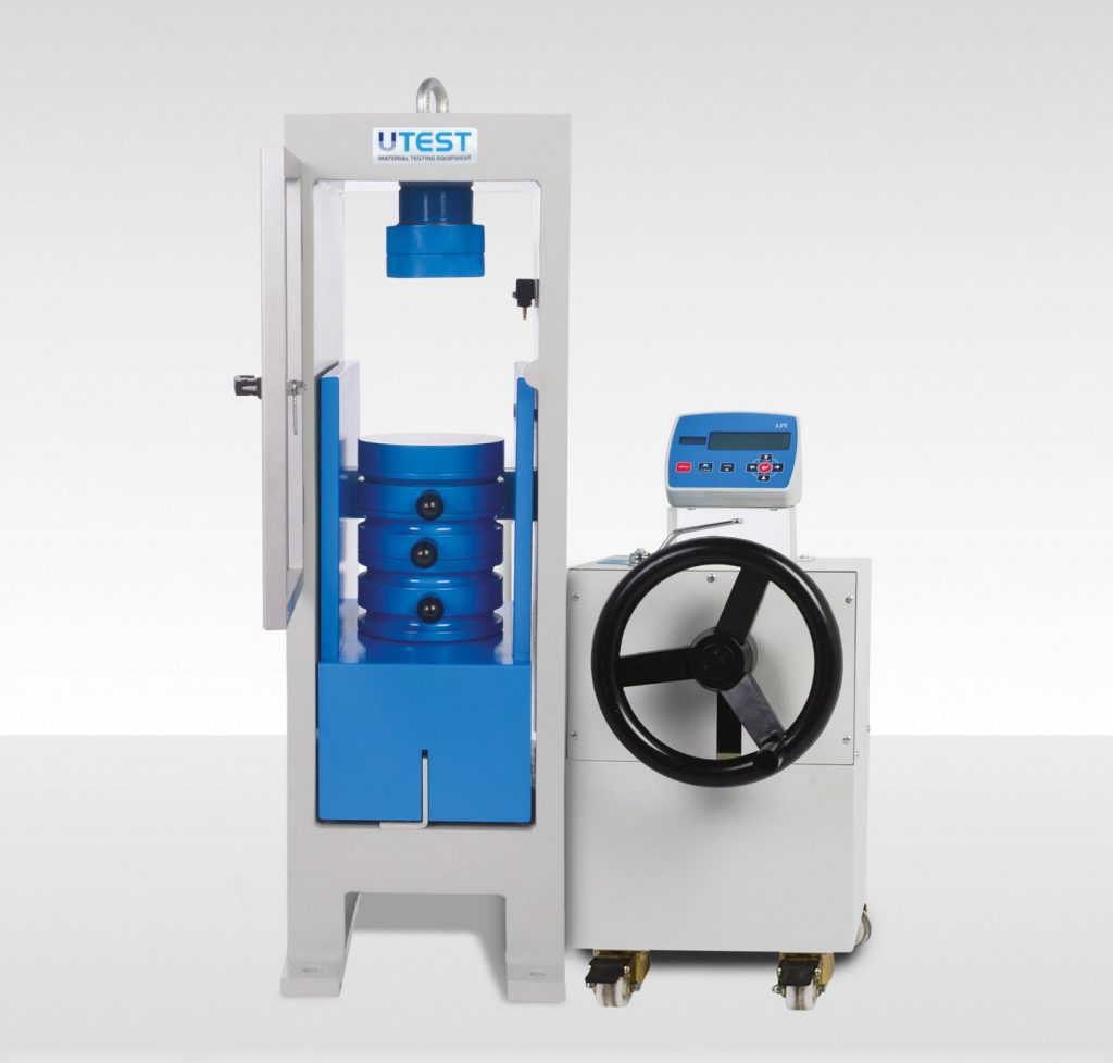 Machine de compression manuelle pour cubes ou cylindres